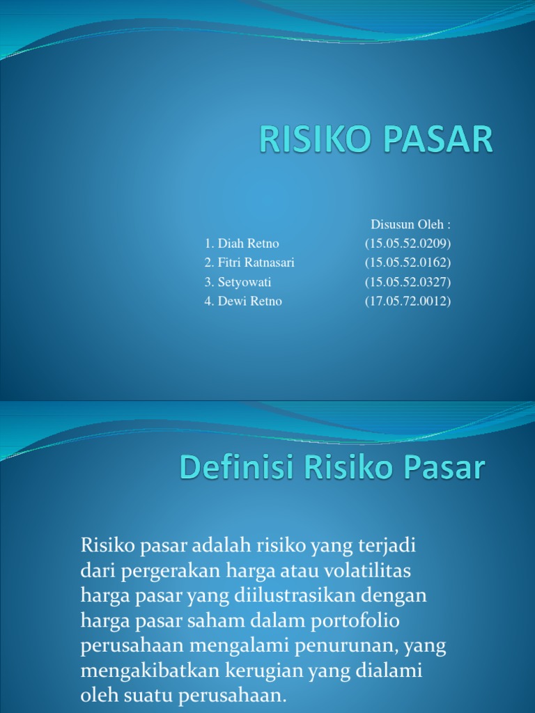 Risiko Pasar | PDF