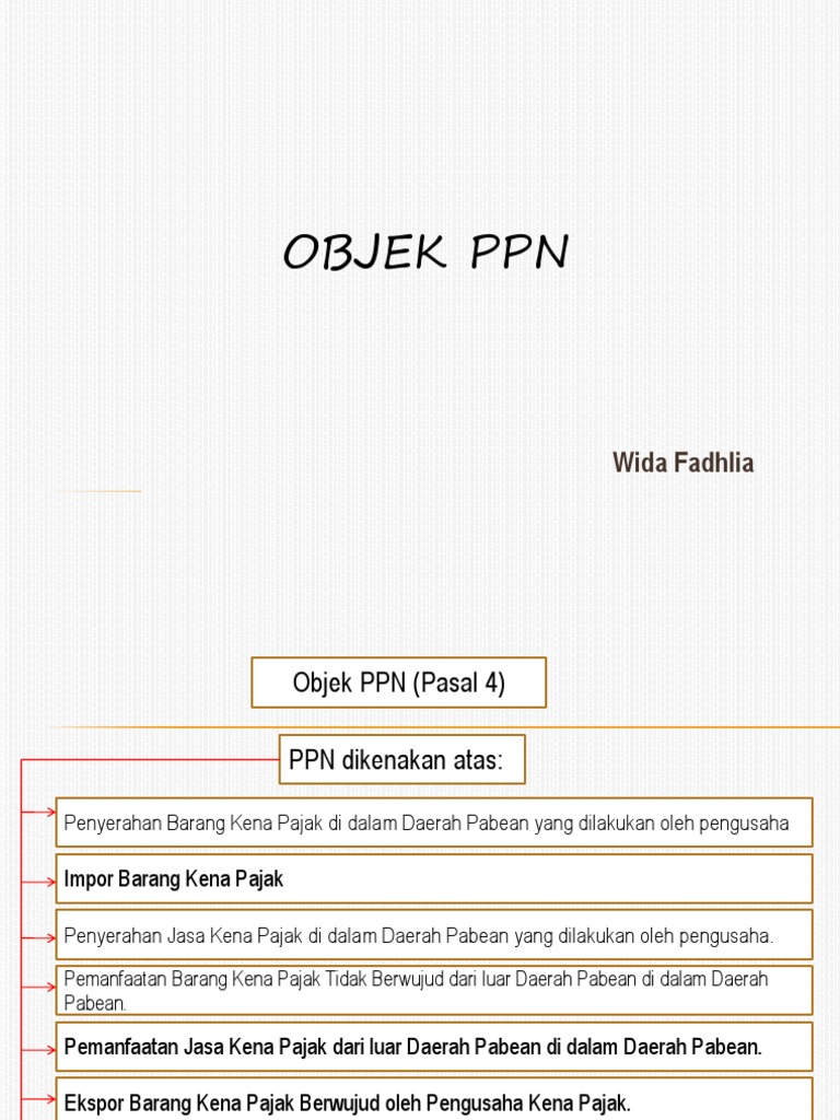 3.objek PPN | PDF