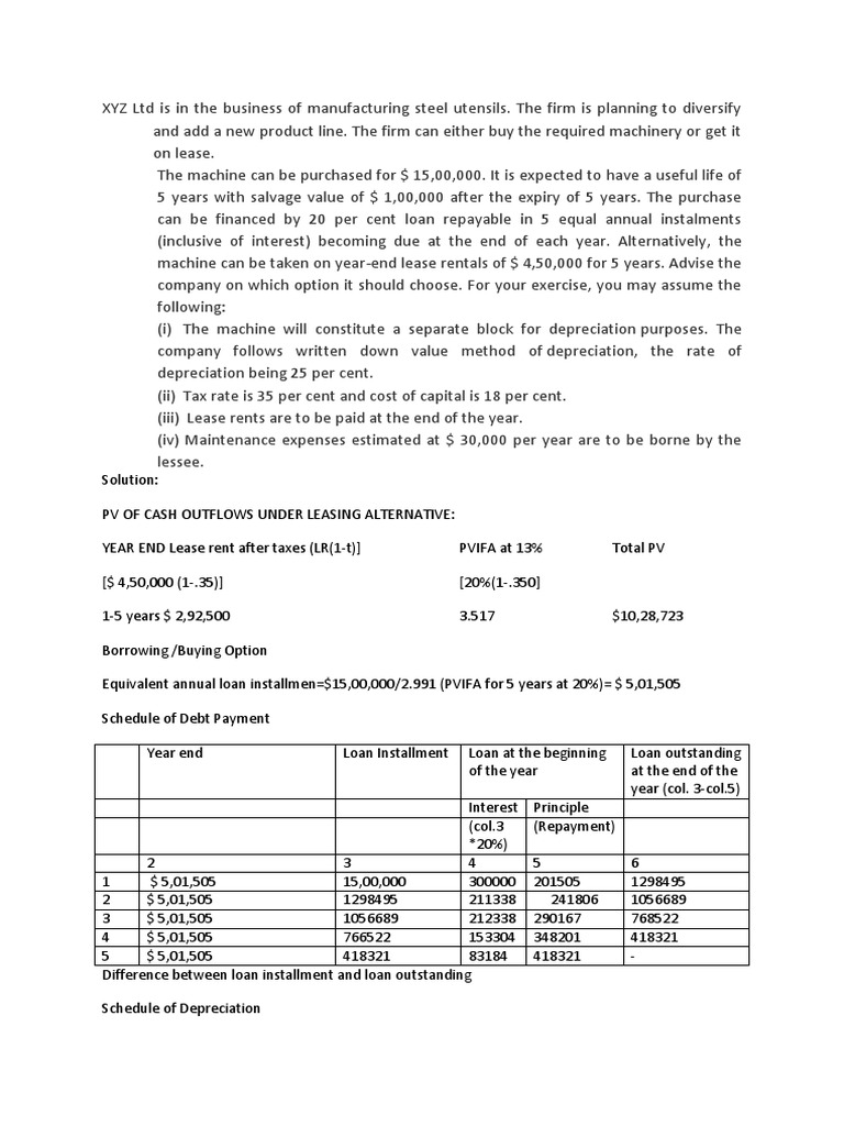 Solution To QB Questions | PDF | Depreciation | Corporations