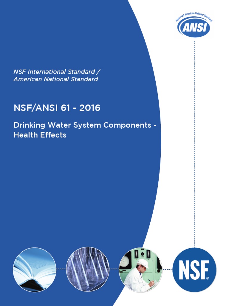 NSF 61 | PDF | Drinking Water | Polyvinyl Chloride