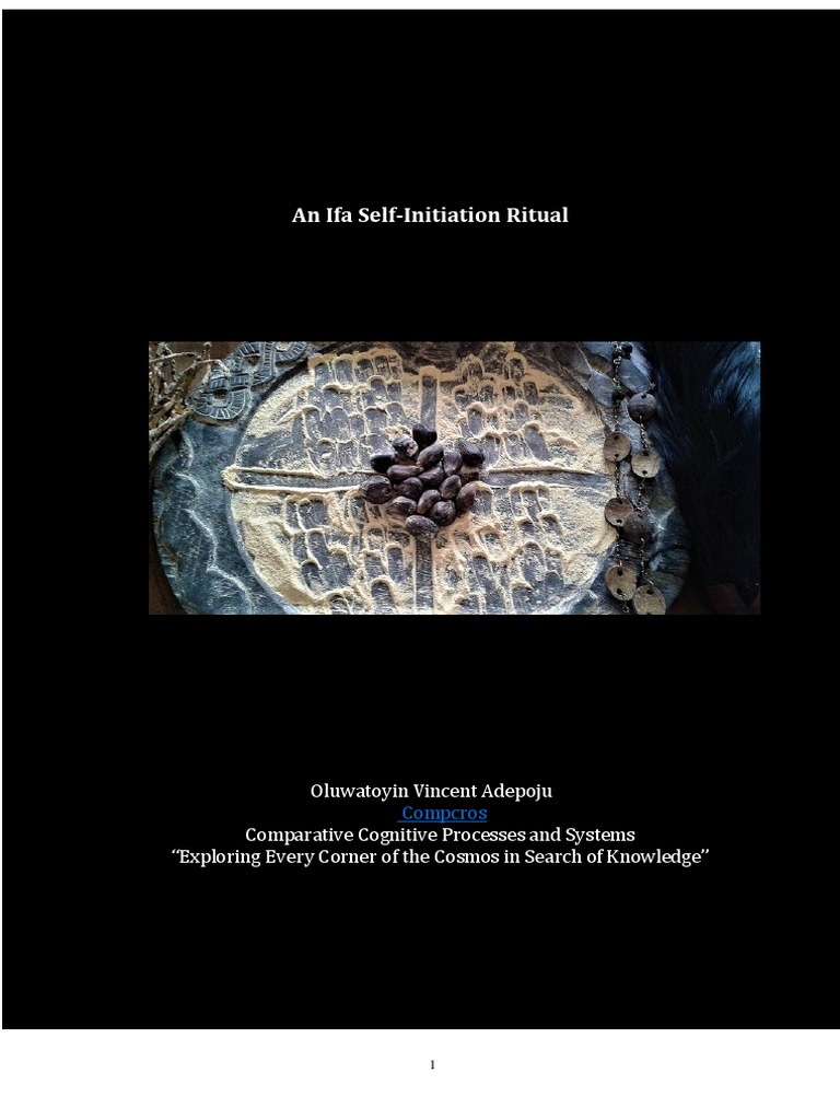 Ifa Self Initiation Ritual | PDF | Kundalini | Self