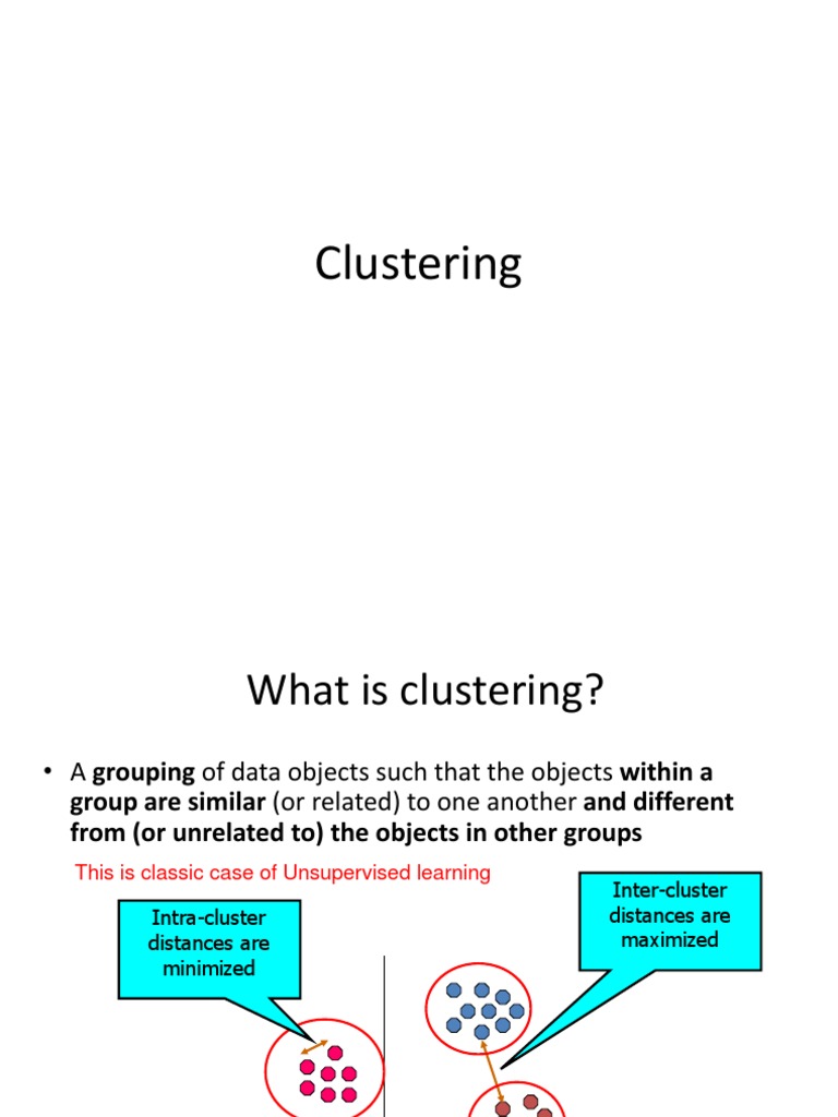 Cluster Ppt | Cluster Analysis | Statistical Data Types | Free 30-day ...