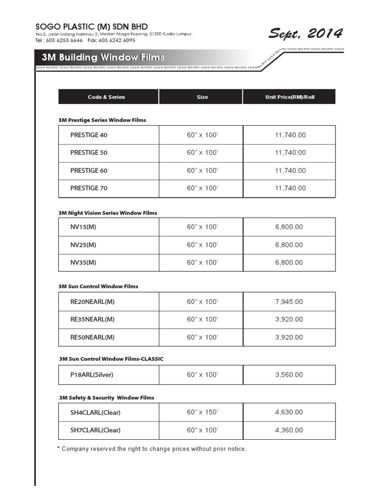 3M Building Window Film2 PDF | PDF