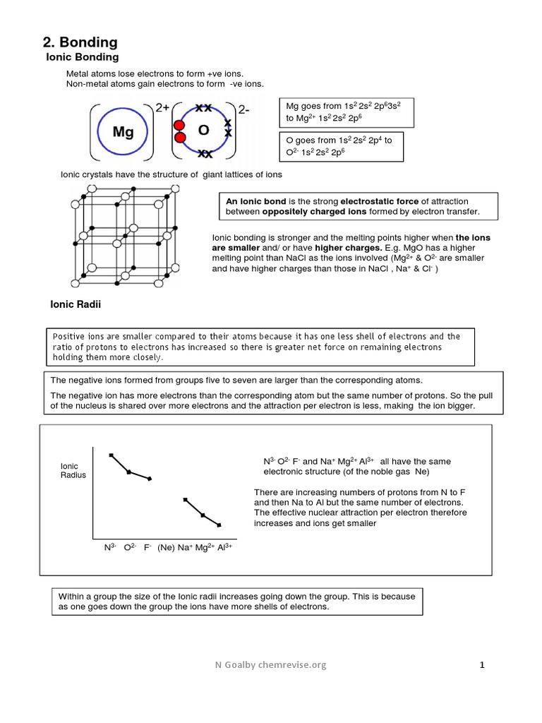 2 Bonding | PDF | Chemical Bond | Chemical Polarity
