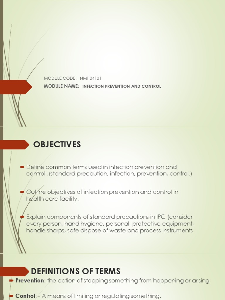 Ipc | PDF | Infection Control | Hygiene