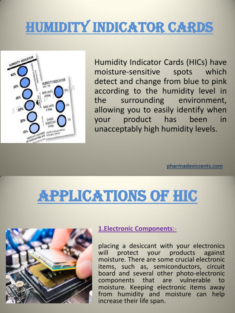 Humidity Indicator Card How To Read | PDF | Manufactured Goods | Nature