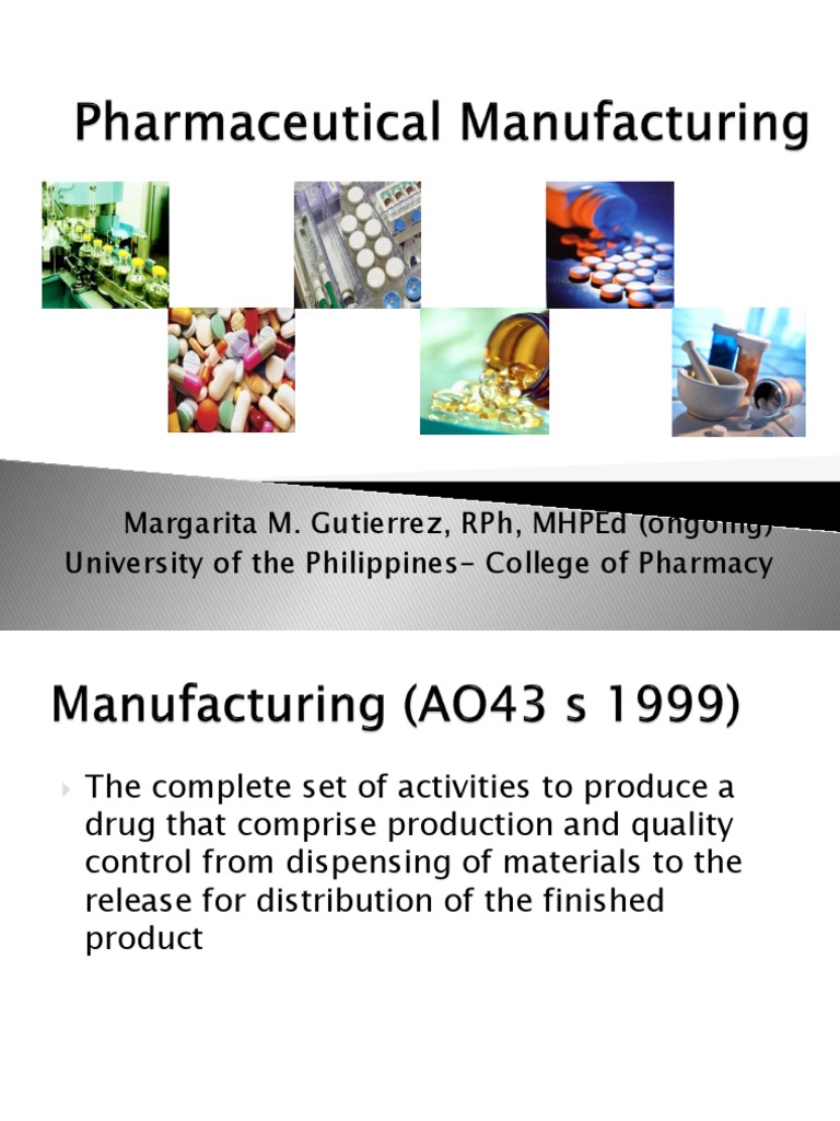 Brex Manufacturing Edited | PDF | Tablet (Pharmacy) | Solution