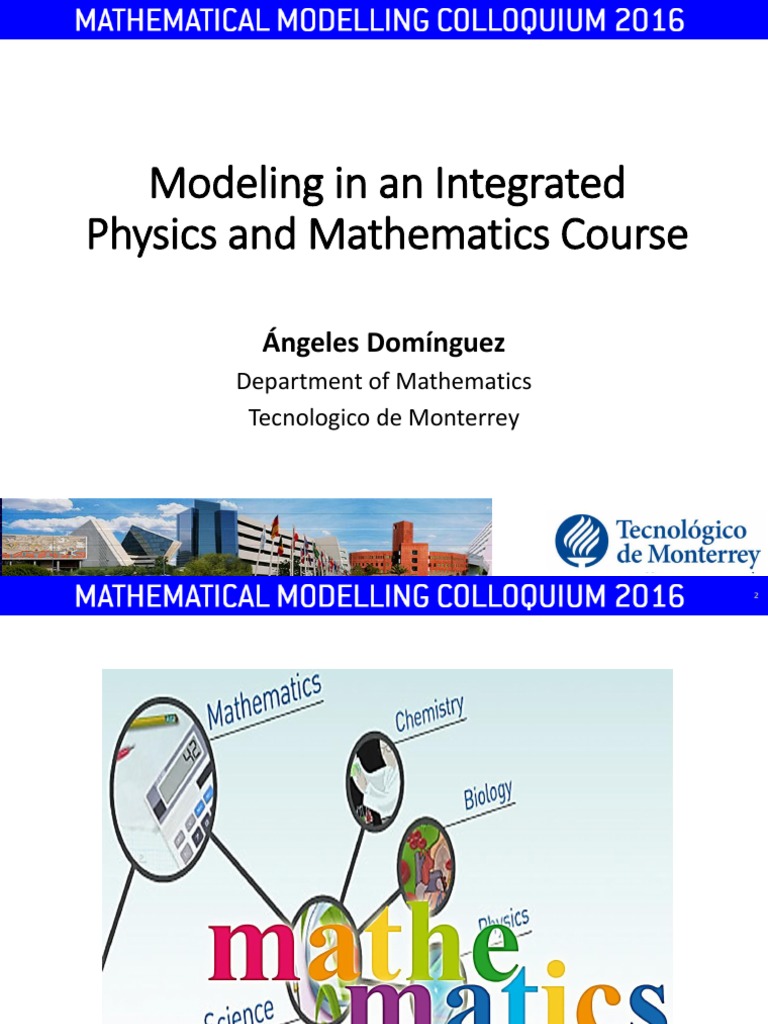Dominguez - Modelling in An Integrated Course | PDF | Conceptual Model ...