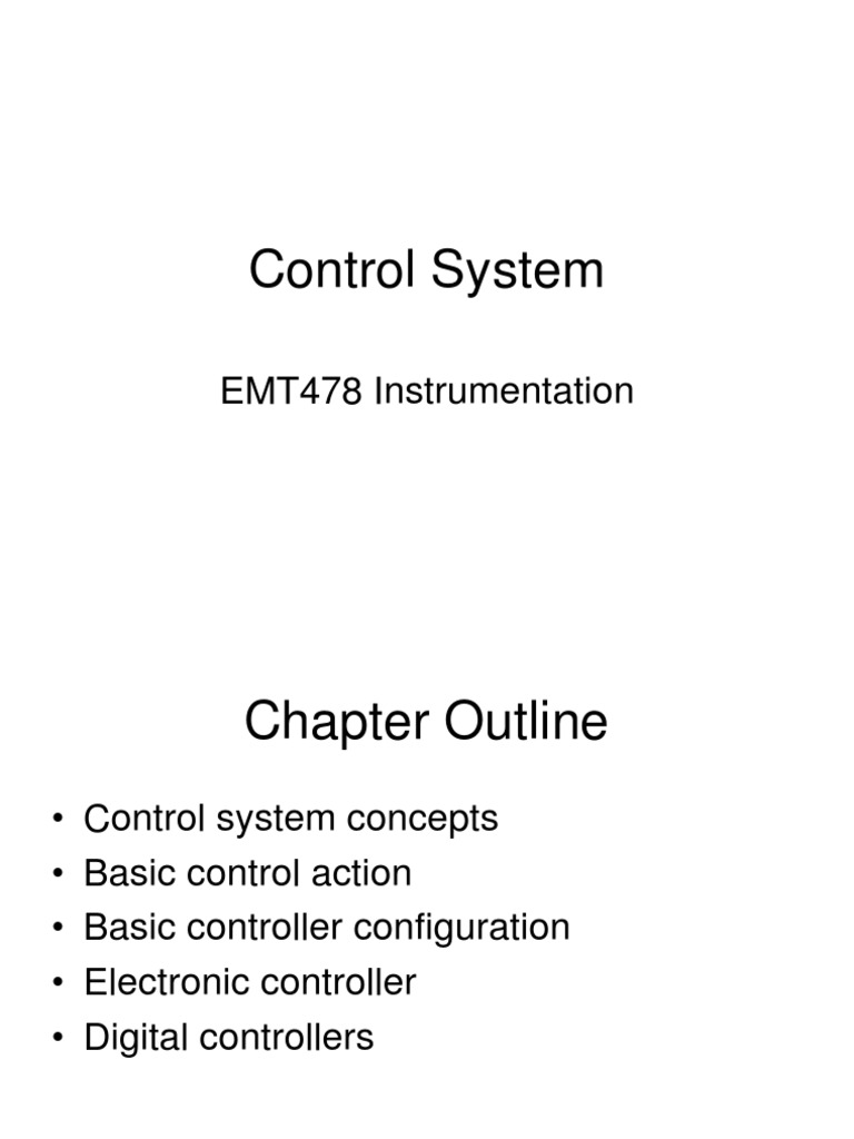 Week 12 - Control System | PDF | Control Theory | Control System
