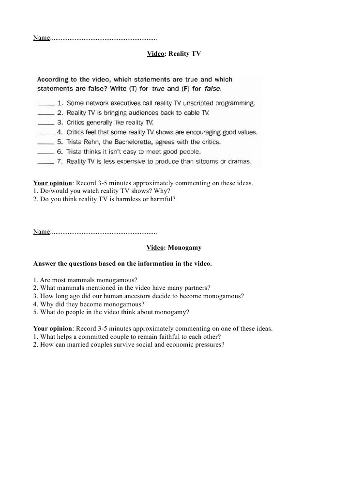 Reality TV and Monogamy Insights | PDF