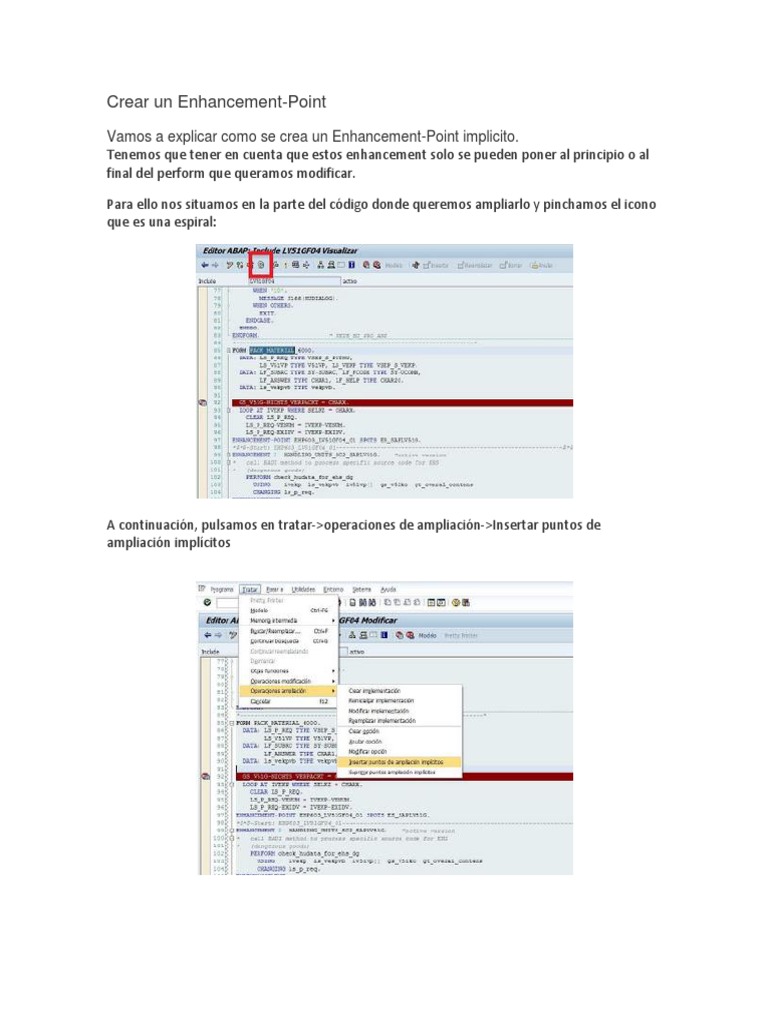 Crear Un Enhancement Paso A Paso | PDF