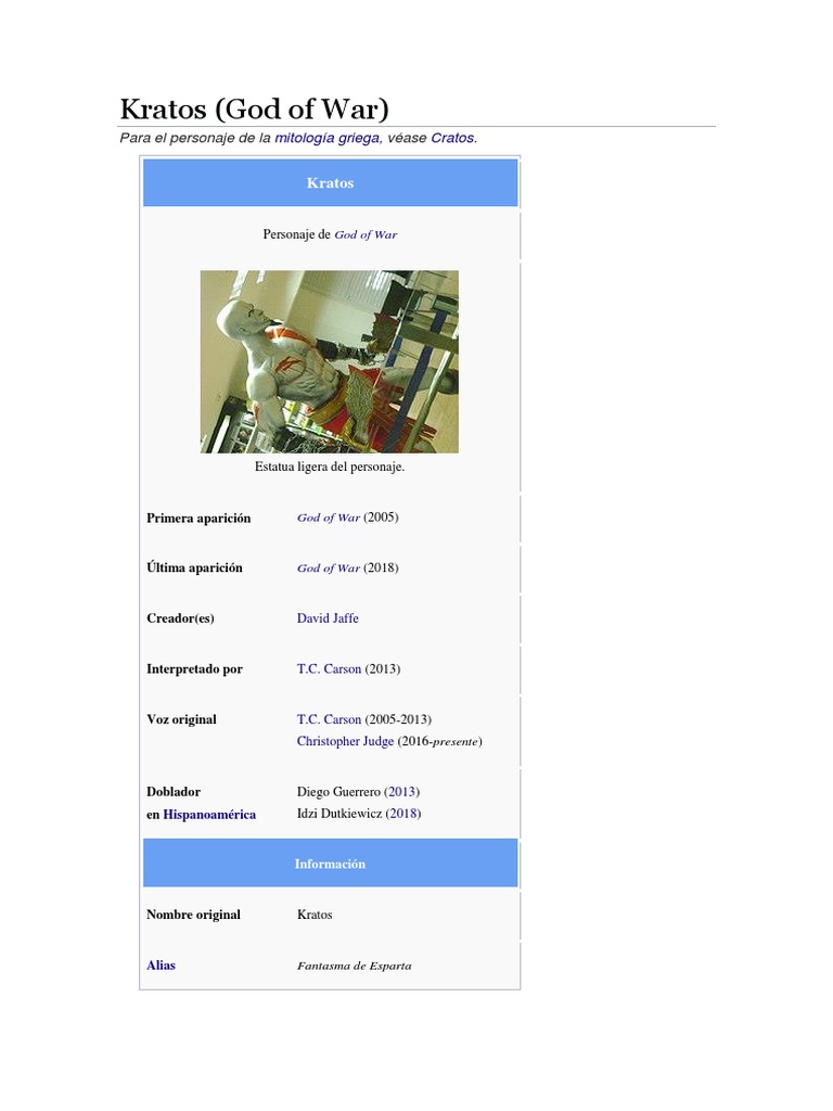 Kratos | PDF | Mitología griega | Religión Griega Antigua