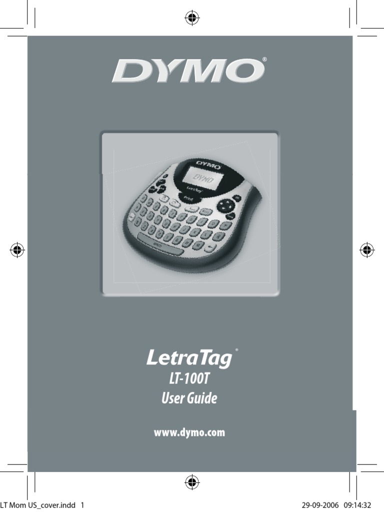 Dymo - Letratag - LT-100T - Manual | PDF