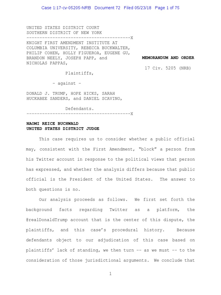 2018.05.23 Order On Motions For Summary Judgment | PDF | Summary ...