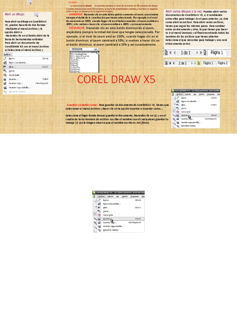 Corel Draw x5 | PDF | Point And Click | Window (Computing)