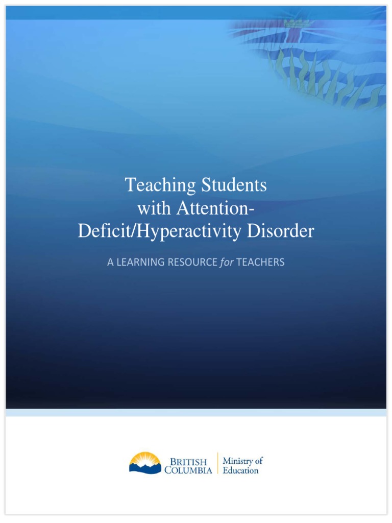 Teaching Students With Adhd | PDF | School Psychology | Attention ...