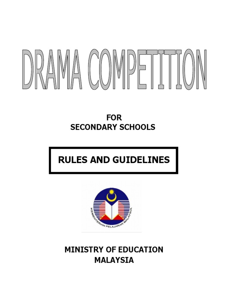 Drama Rules and Regulations | PDF