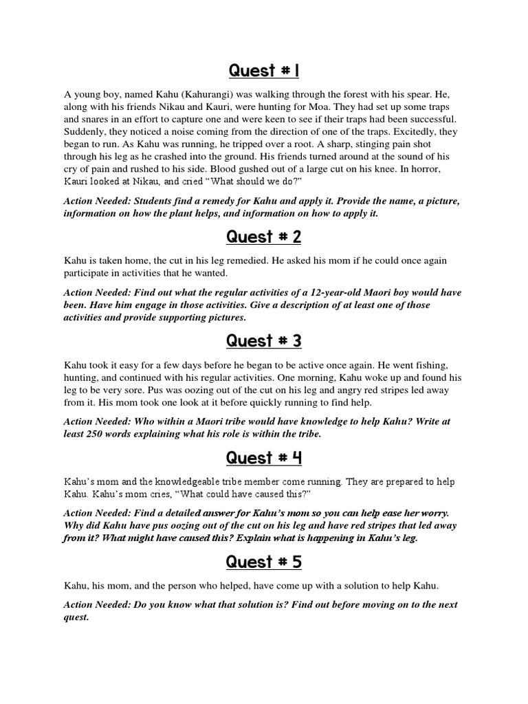 Quests | PDF | Nature