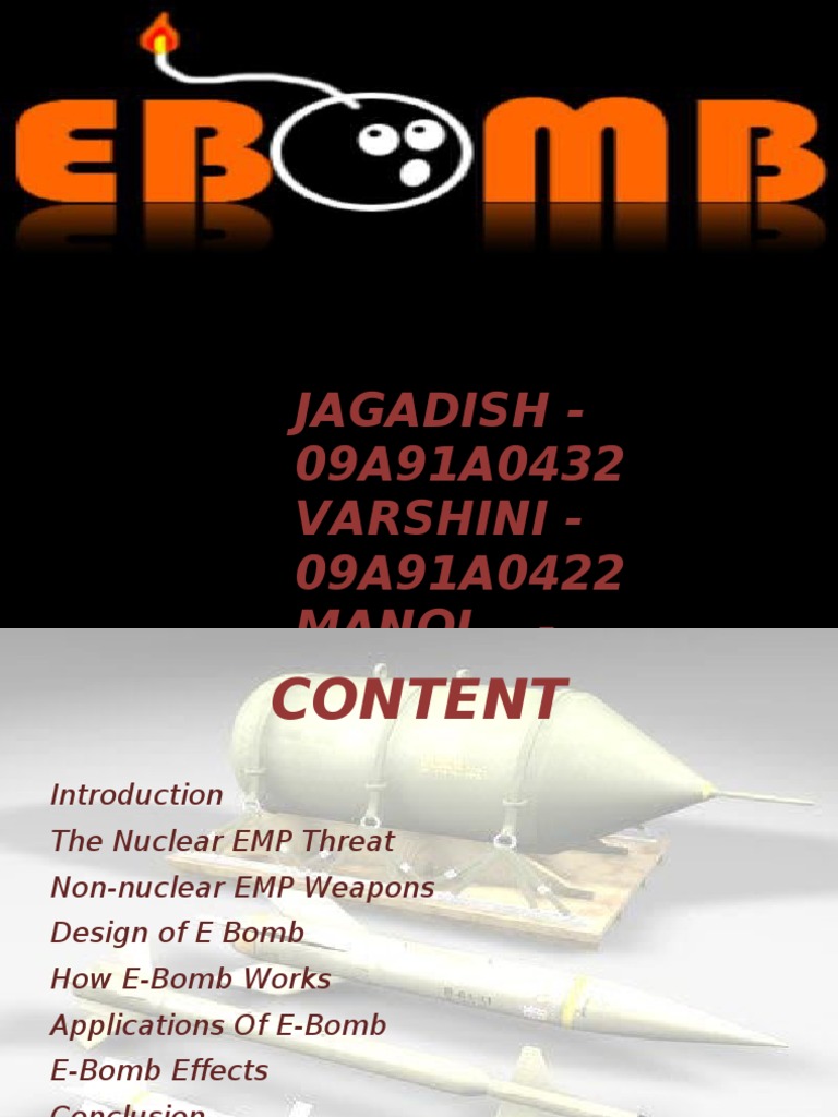 E-BOMB | Electromagnetism | Electronics