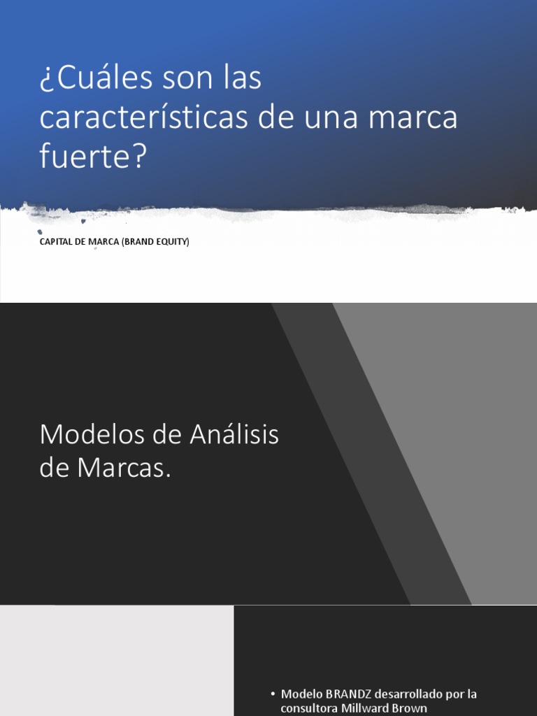 Capital de Marca - BAV y BRANDZ | PDF