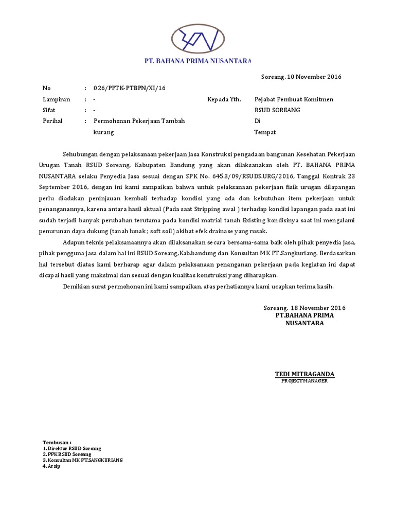 Contoh Justifikasi Teknis | PDF