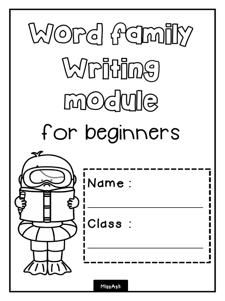 Word Family Writing Module | PDF
