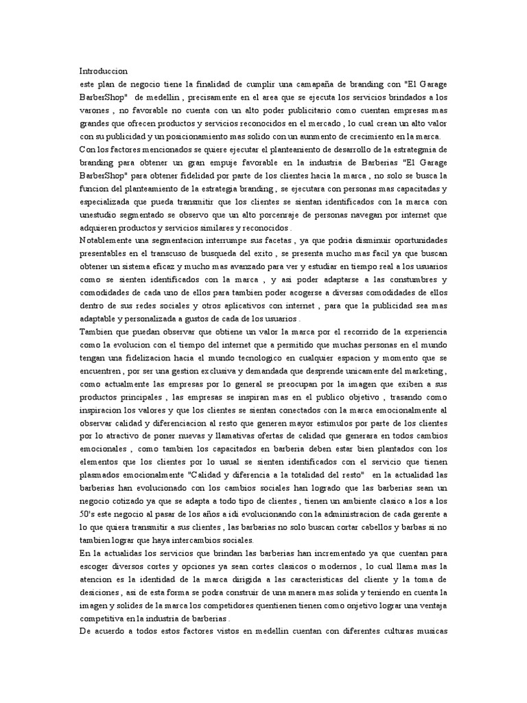 Barber Shop | PDF | Brand | Marketing