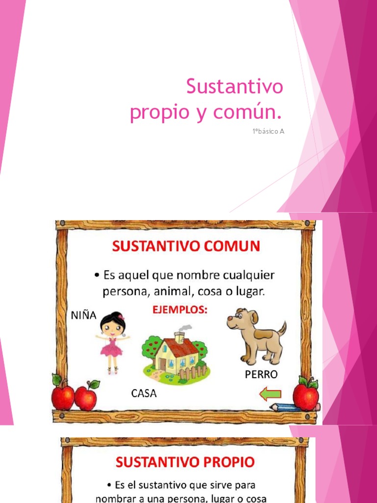 Sustantivo Propio y Comun | PDF