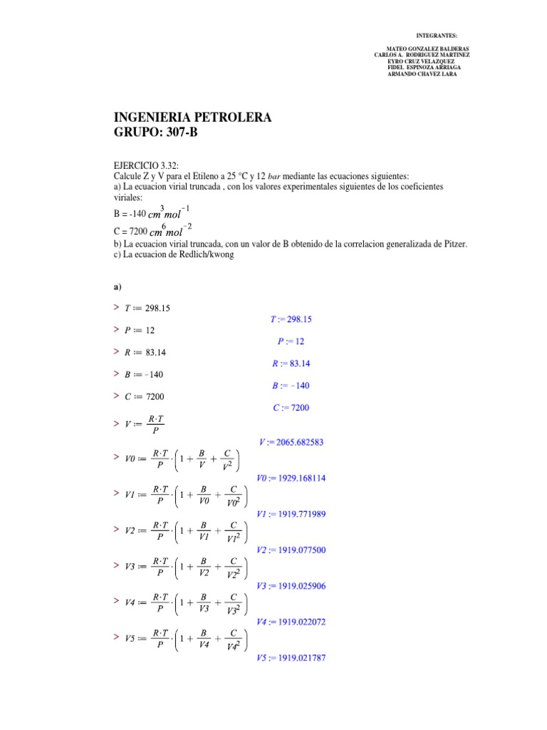 Tarea Termo | PDF