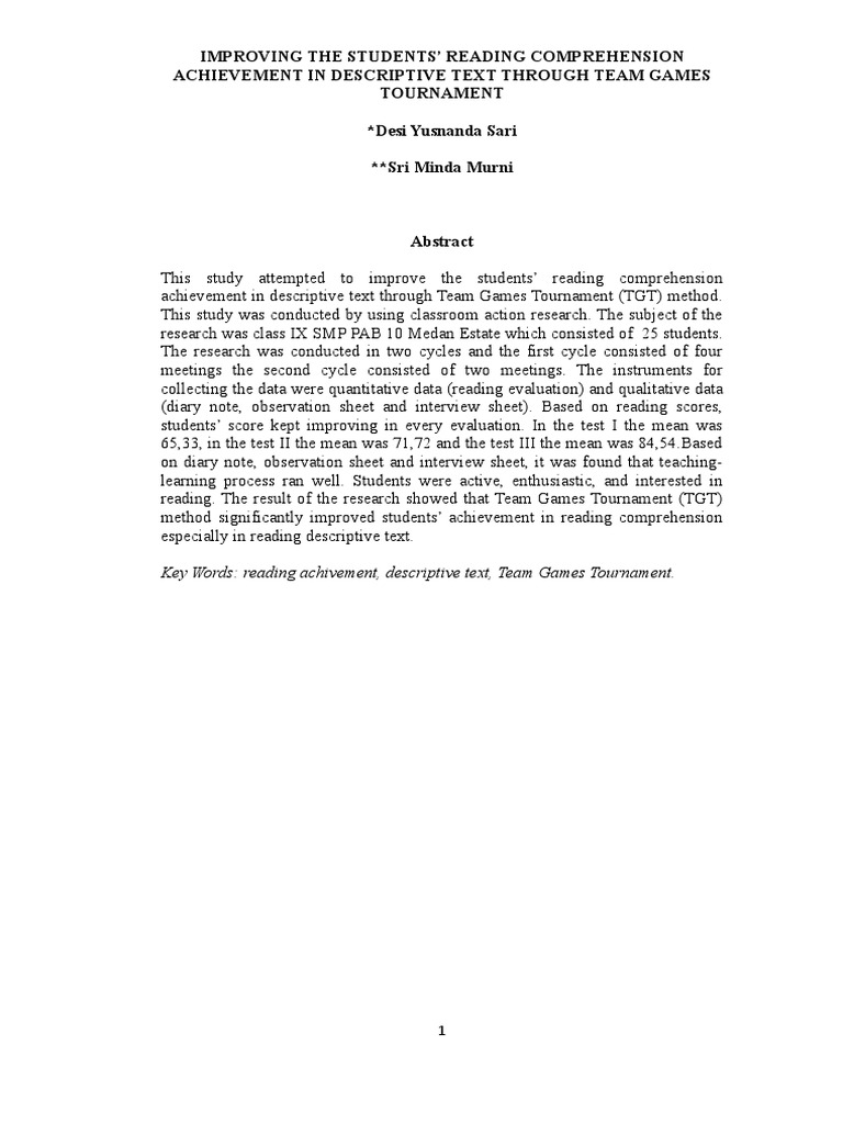 TGT Paper | PDF | Reading Comprehension | Reading (Process)