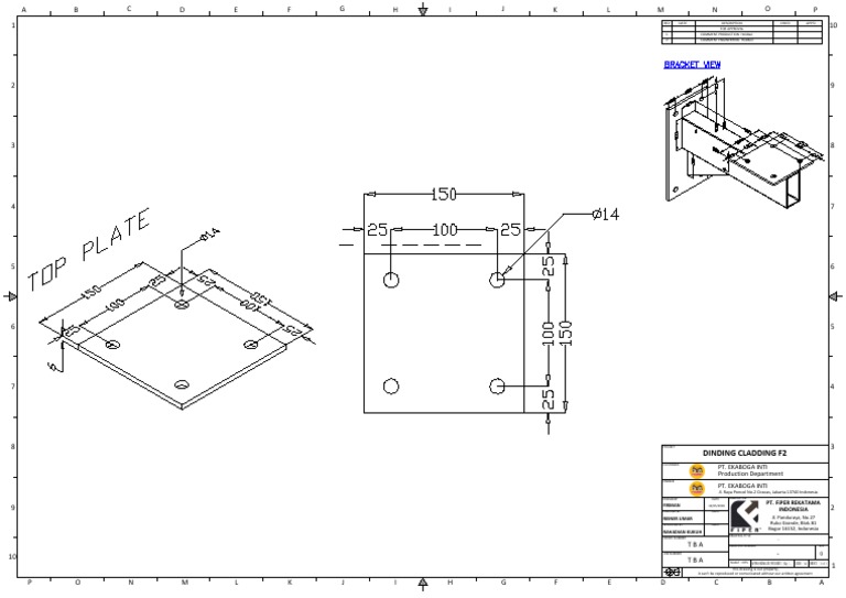 Shop Dwg-Top Plate | PDF