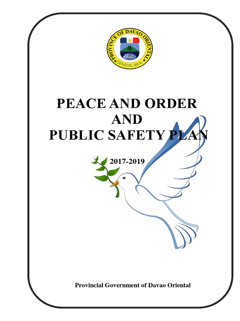 Davao Oriental Safety Plan 2017-2019 | PDF | Social Science