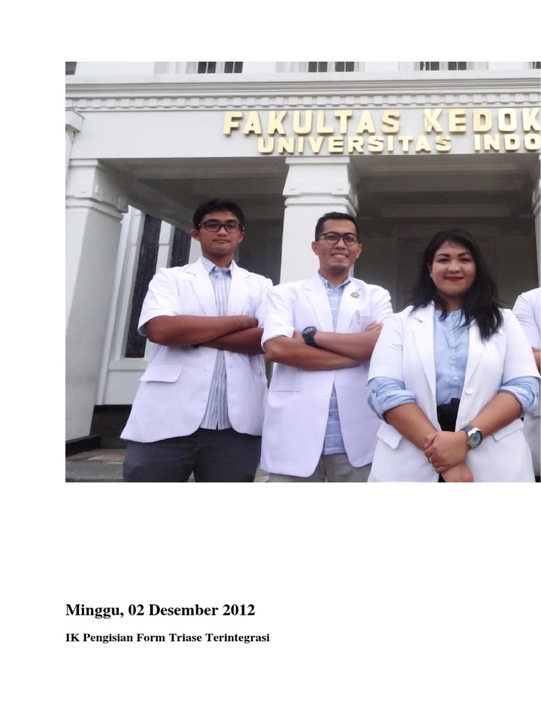 Mengisi Form Triase | PDF