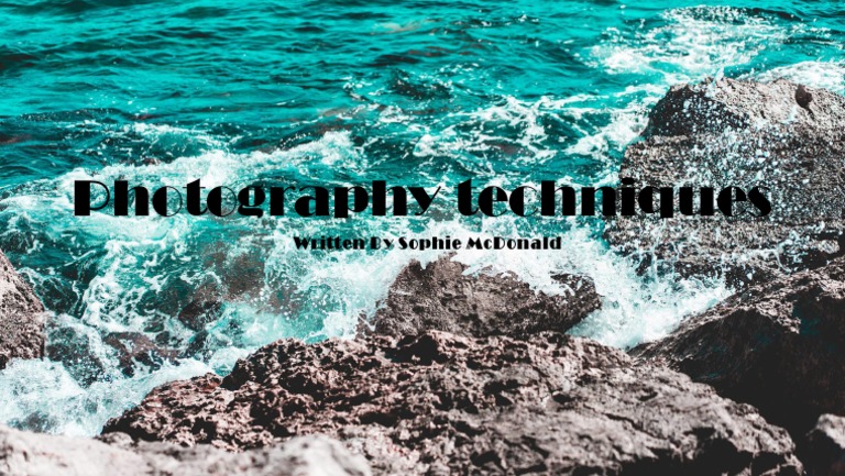 Photography Techniques | PDF