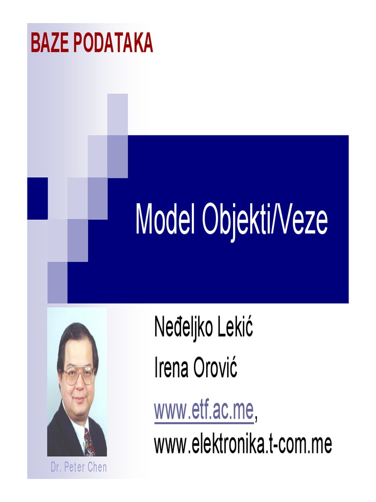 1286268142lekcija 4 - Model Objekti-Veze | PDF