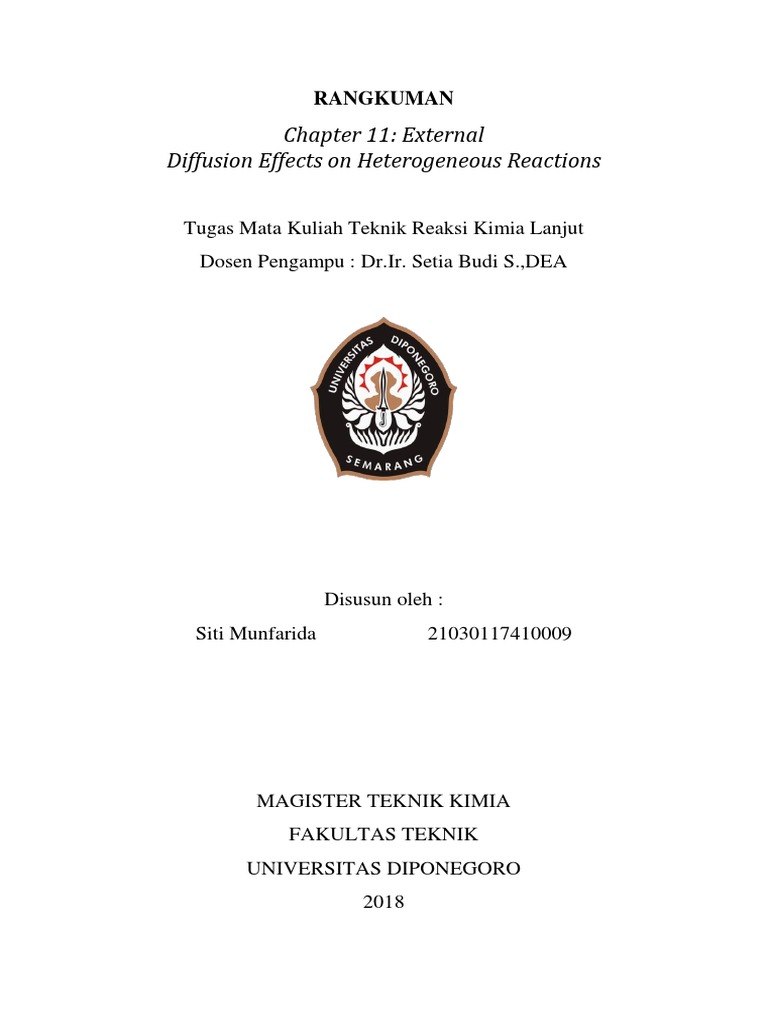 Rangkuman Chapter 11 TRK | PDF