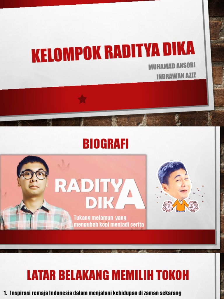 Biografi Raditya Dika | PDF