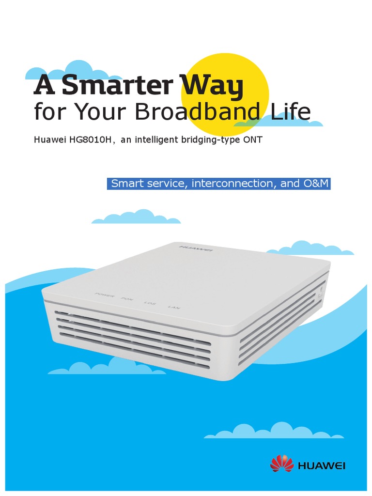 HG8010H Datasheet | PDF | Data Transmission | Internet Protocols