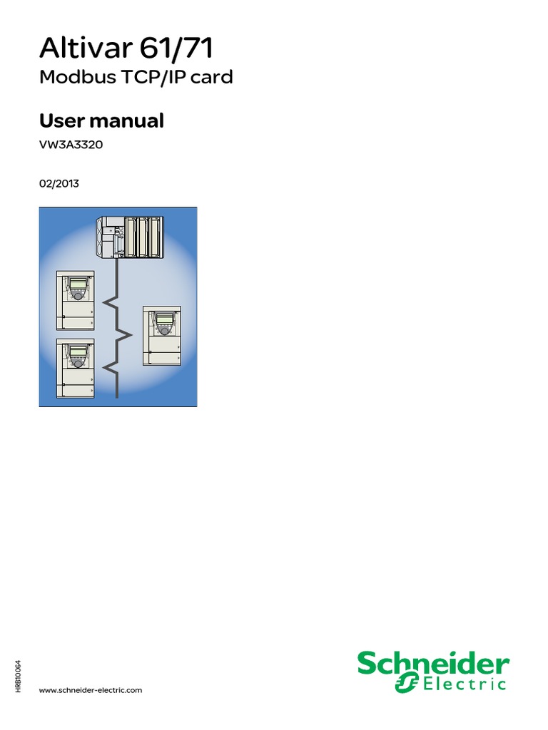 Atv61 71 Modbustcp Manual Vw3a3320 Hrb10064 01 | PDF | Network Topology | Computer Network