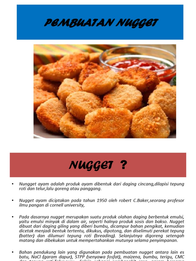 Pembuatan Nugget | PDF