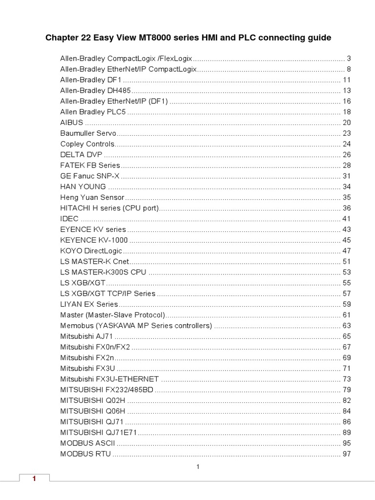 Chapter22 PLC Connecting Guide | PDF | Programmable Logic Controller ...