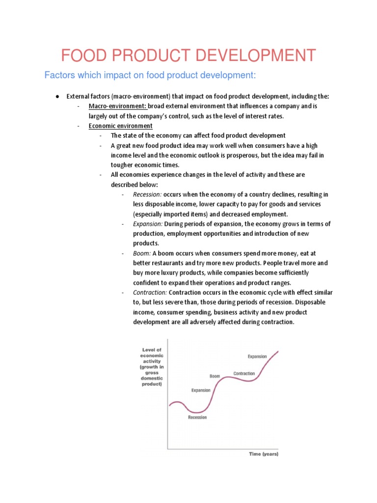 Food Product Development | PDF | Feasibility Study | Pricing
