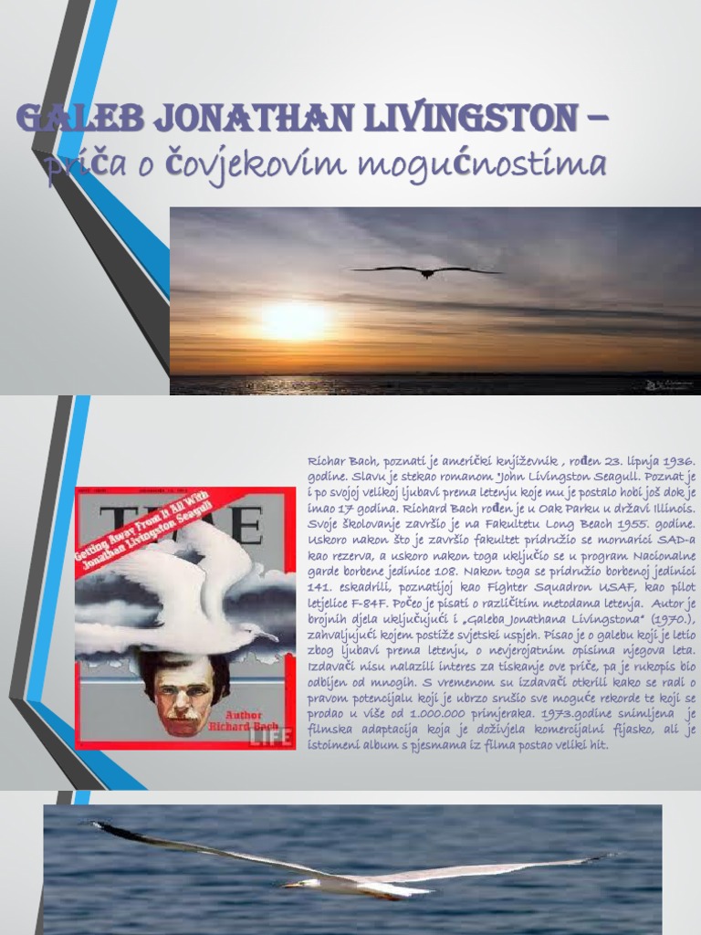 Galeb Jonathan Livingston - Priča o Čovjekovim Mogućnostima - Pps | PDF