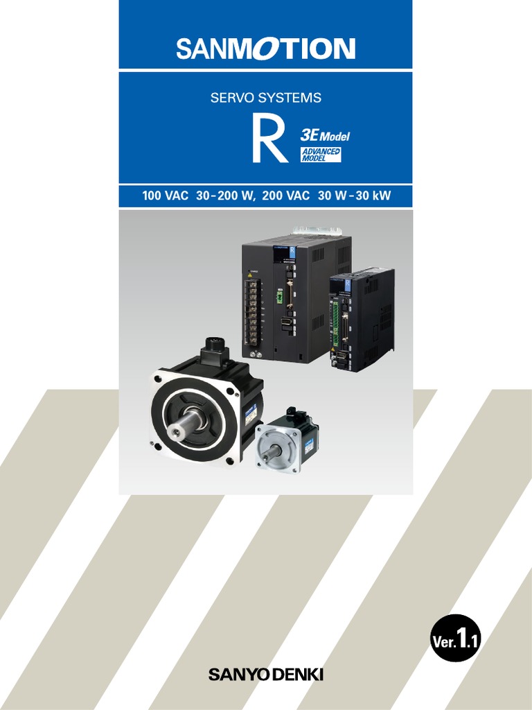 Sanmotion R 3e Ad e | PDF | Servomechanism | Amplifier