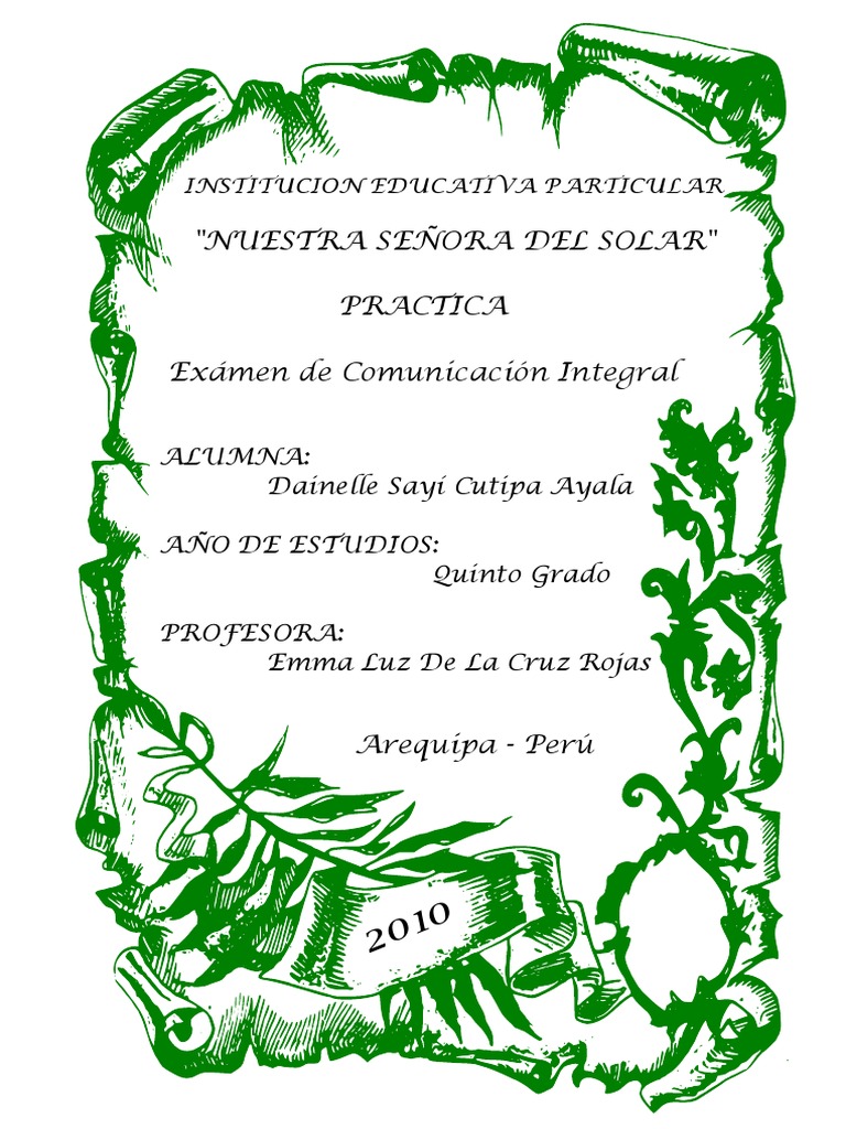 Caratula Practica | PDF