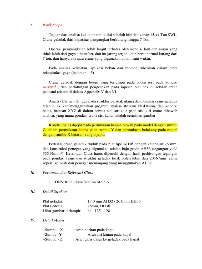 I Work Scope Ii Peraturan Dan Referensi Class Pdf