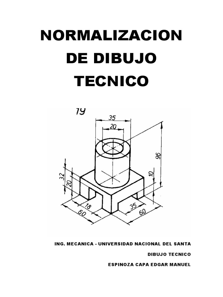 Normas de Dibujo Técnico Esenciales | PDF | Dibujo | Perspectiva (Gráfica)