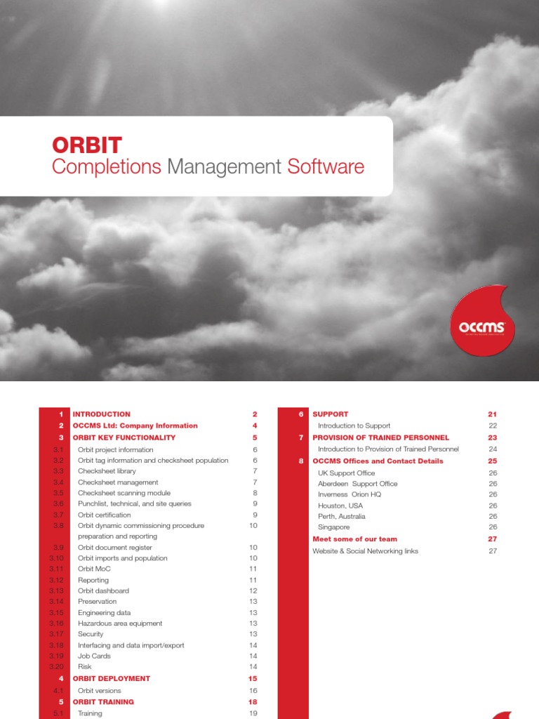 ORBIT Completions Management Software - Product Overview and ...