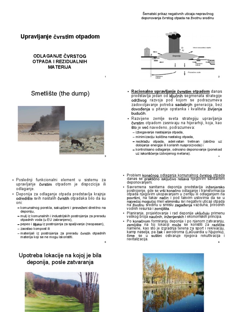 11 Upravljanje Cvrstim Otpadom PDF | PDF