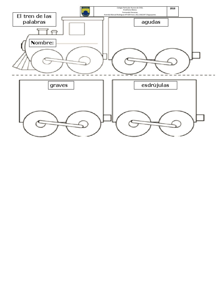 El Tren de Las Palabras | PDF | Ferrocarril | Escuelas